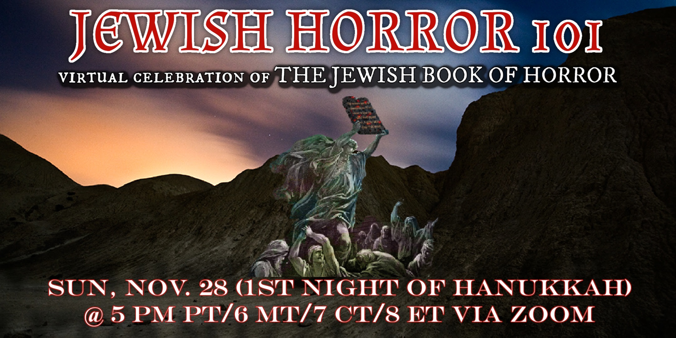 JEWISH HORROR 101: Virtual Celebration of THE JEWISH BOOK OF HORROR ...