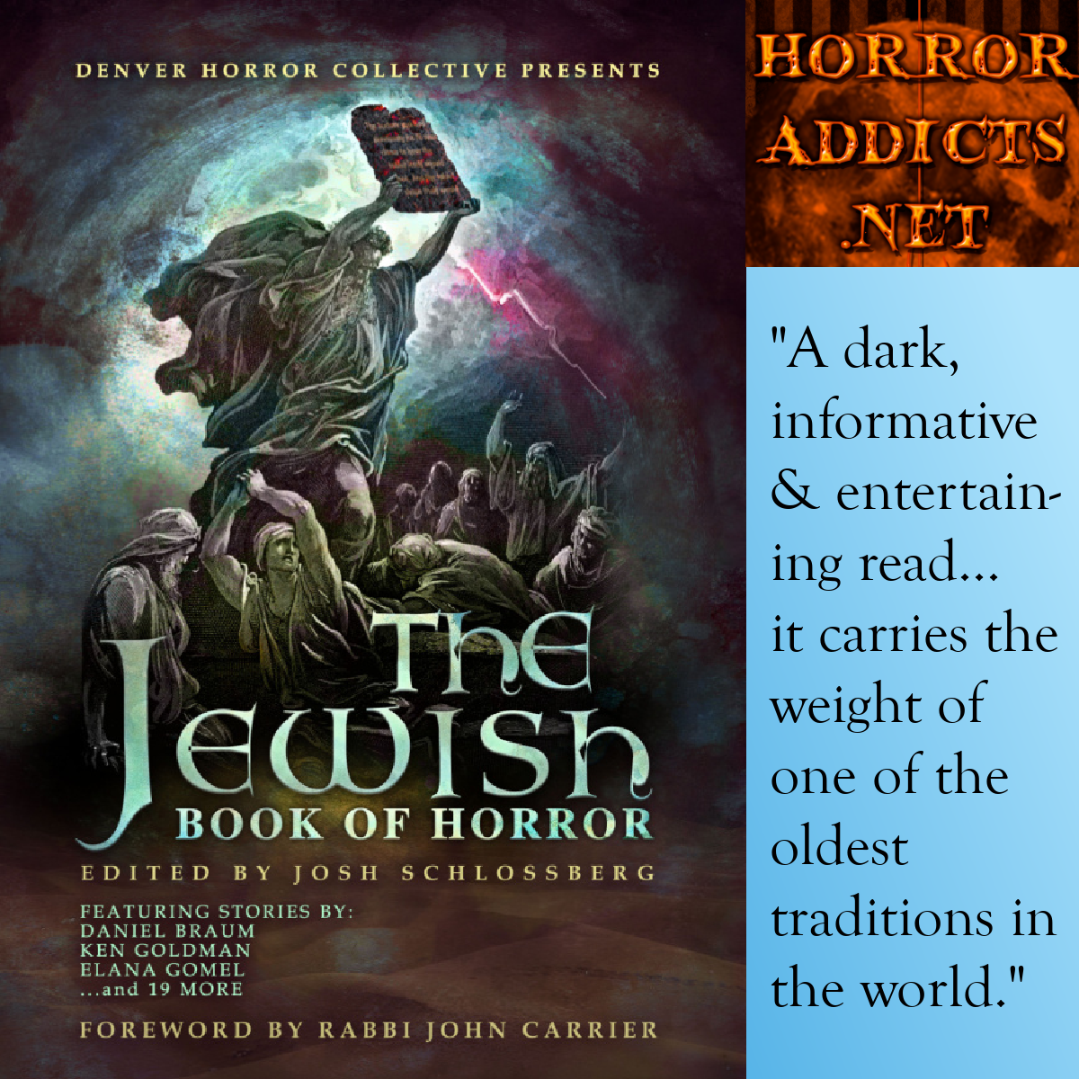 Horror Addicts Reviews THE JEWISH BOOK OF HORROR | Denver Horror Collective