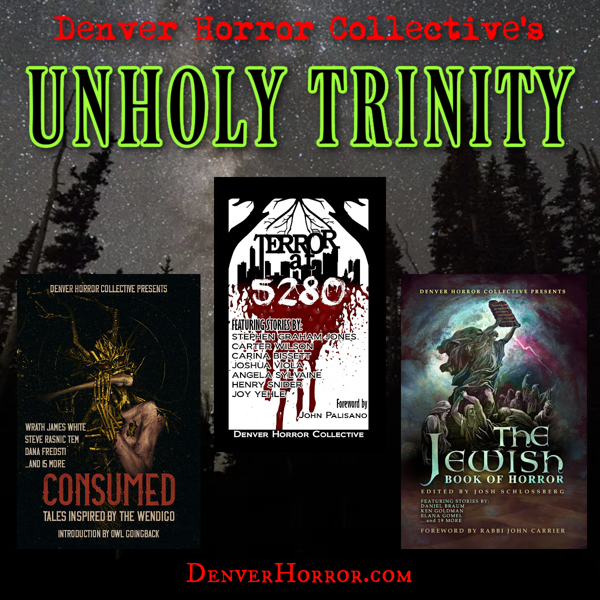 Denver Horror Collective’s UNHOLY TRINITY | Denver Horror Collective